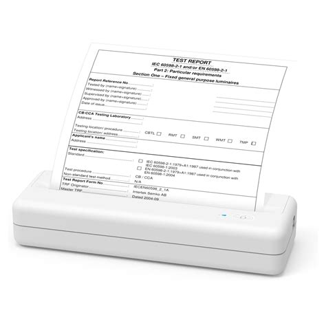 Buy Inkless Wireless Printer For Home Offices Travel Supports 8 4 Thermal Paper Roll