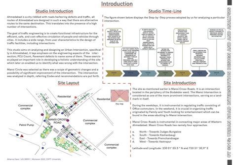 Intersection Design And Analysis Of Mansi Cross Roads Cept Portfolio