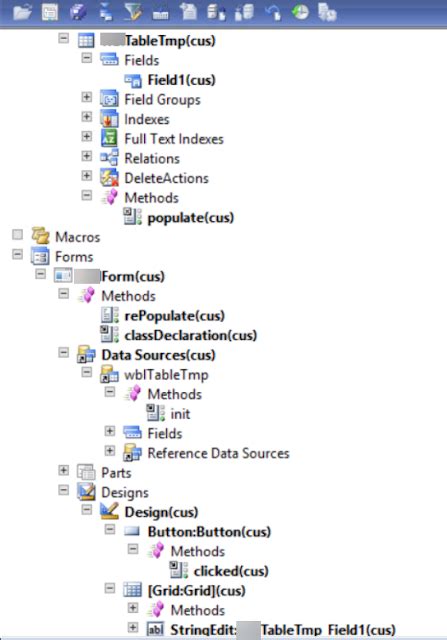 Adventures In Axapta World Tempdb Table On A Form With Multiple Updates