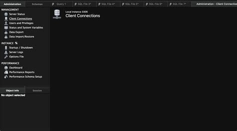 Mysqlworkbench Error On Client Connections Invalid Values Of