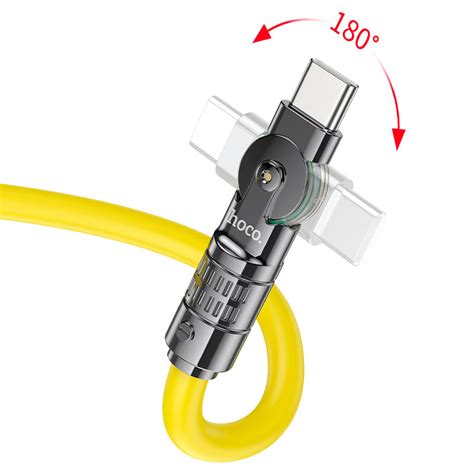 Cable Type C To Type C U118 Triumph 60w Fast Charge Hoco The Premium Lifestyle Accessories