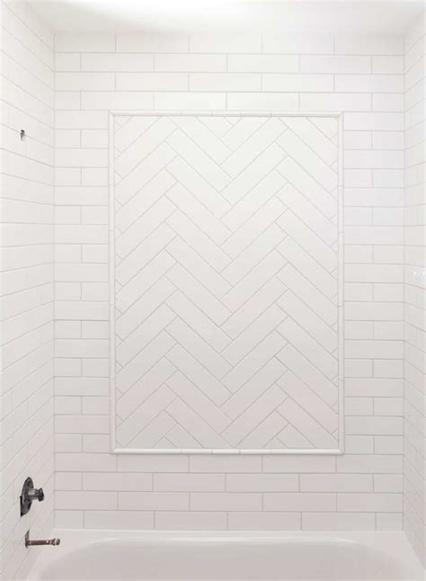 Bathroom Tile Herringbone Pattern Everything Bathroom