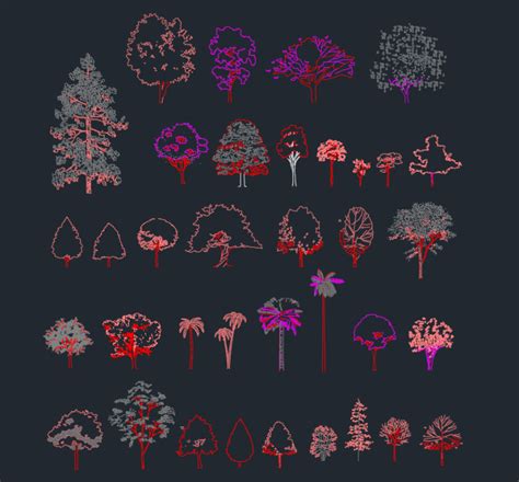 Free Tree Cad Blocks