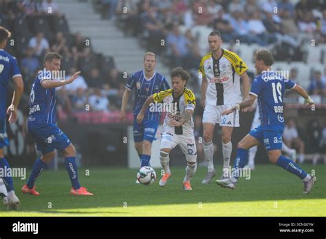 Linz Austria September 21 Manuel Maranda Of Blau Weiss Linz Sascha