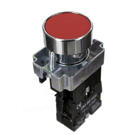 22mm Latching Push Button Switch 10a Nonc Multiple Colours