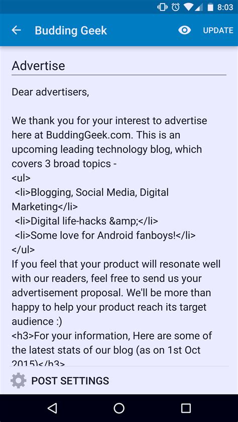 The Wordpress Android App Why It Fails To Impress