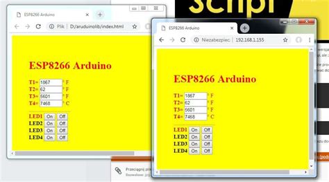 Arduino Sterowanie Z Poziomu Strony Arduino I Esp Forbot
