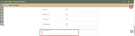 Required Booking Fields Support Centre