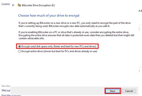 Configuring Bitlocker To Encrypt Data On Windows Server 2022