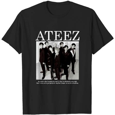 Ateez Vintage Shirt Tee Merch Ateez The Fellowship Tour 2022 Kpop Inspired Merch Graphic Shirt
