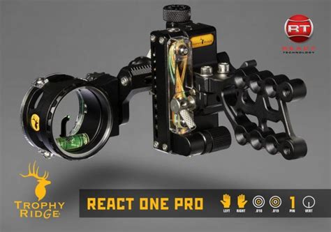 Trophy Ridge Visier React® Pro™ 1 Pin 010 Rh 30000