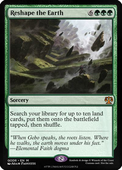 Mtgnexus Reshape The Earth