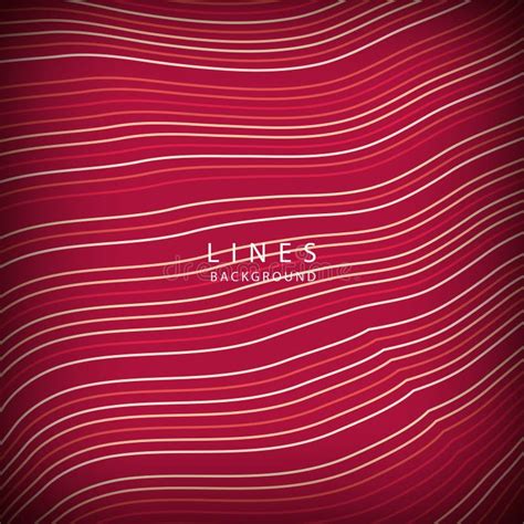 Wave Lines Pattern An Abstract Stripe Background Vector Stock Vector Illustration Of