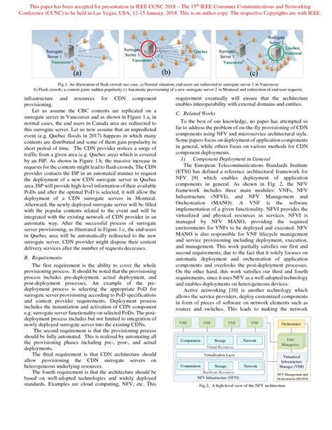 An Nfv And Microservice Based Architecture For On The Fly Component Provisioning In Content
