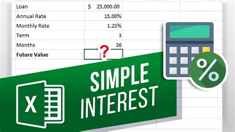 How To Calculate Simple Interest In Excel Future Value Based On
