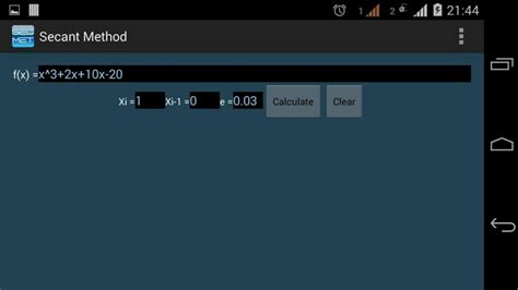 Secant Method Apk Para Android Download