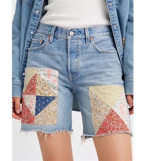 Nostalgic Diy Inspired Denim Levis 501® 90s Patchwork