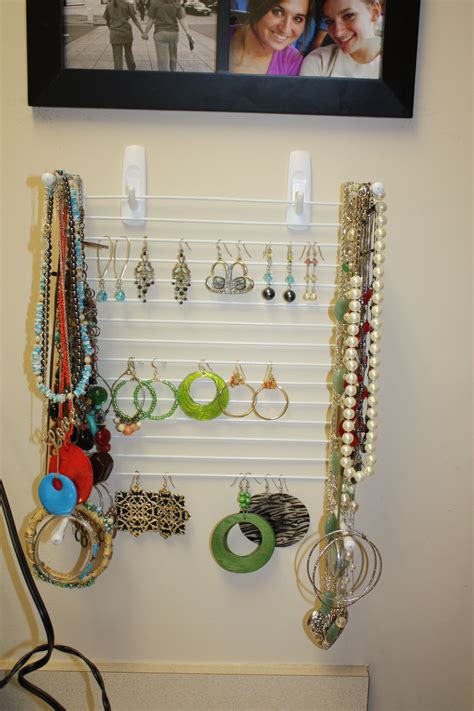 Creative Jewelry Solution A Shelf And Command Hooks