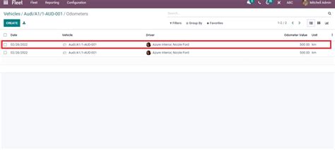 Services Odometers Reporting In The Odoo 15 Fleet Module
