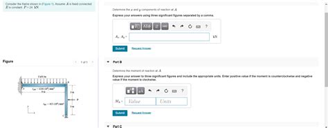 Solved Consider The Frame Shown In Figure Assume A Is Chegg
