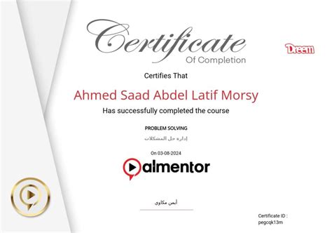 Ahmed Saad On Linkedin ‎i Am Pleased To Share That I Have Received A New Certification Problem
