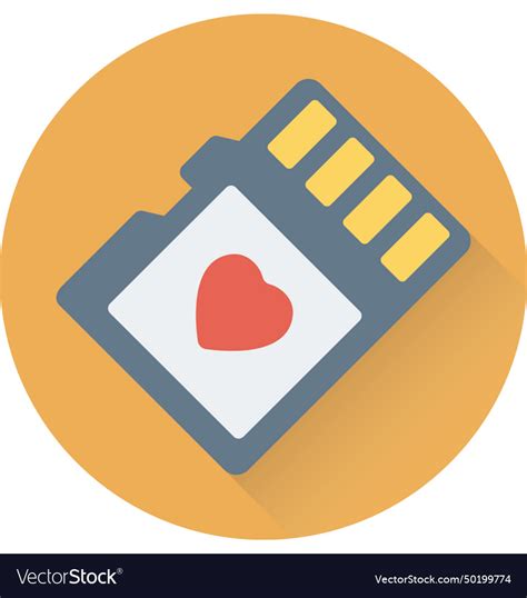 Memory Card Icon Royalty Free Vector Image VectorStock