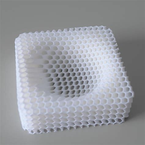 Modern Honeycomb Drop Tray 3d Printed Catch All Bowl Geometric Desk