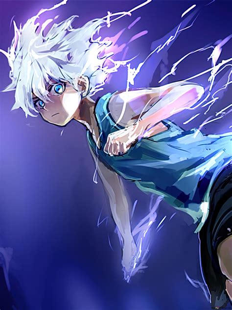 Hunter X Hunter Killua Zoldyck Lightning Mode 4k Wallpaper Download