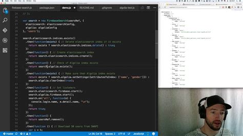 Firebase 30 Search Using Elasticsearch And Algolia Youtube