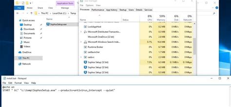 batch installation script discussions sophos endpoint sophos