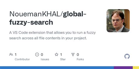 Github Nouemankhalglobal Fuzzy Search A Vs Code Extension That Allows You To Run A Fuzzy