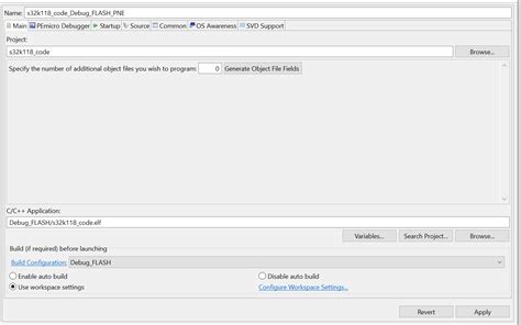 Error In Services Launch Sequence Pemicro Gdb Launch Failure On The S32