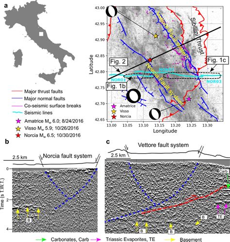 Map Of The Sequence With Surface And Subsurface Geology A Map View Of