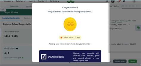 Dheeraj Mahto On Linkedin Geekstreak2024 Deutschebank Geeksforgeeks Deutschebank