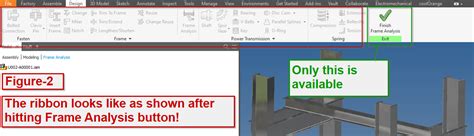 Solved Create Simulation Icon Missing In Ribbon And Frame Members