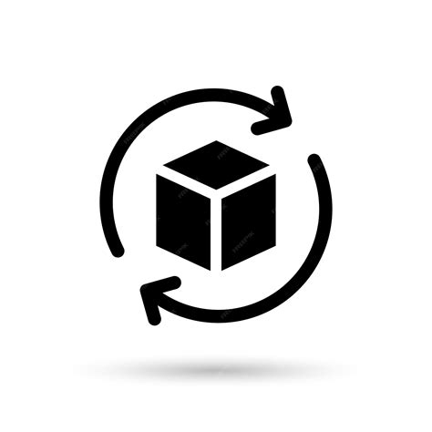 Premium Vector Delivery Shipping Symbol And Return Parcel Sign Or