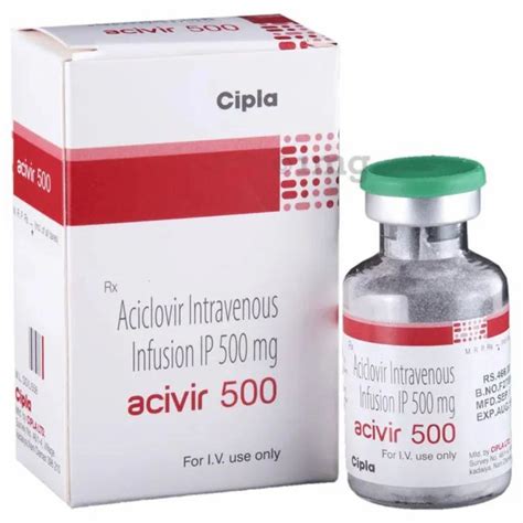 Aciclovir Acivir Injection 500mgand250mg At Best Price In Gurugram Id