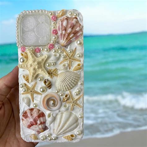 Shell Phone Case Phone Case Beach Theme Decor Decoden Shell Phone
