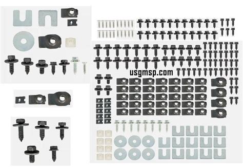 Bolt Kit 60 80 Gm Vehicles Assorted 216 Pc Pontiworld