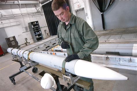 Aim 120 Missile Undergoes Rocket Motor Transfer To Improve Launch