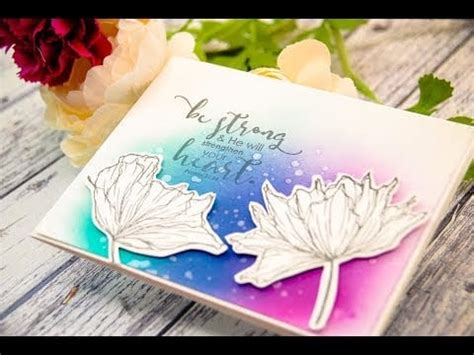 Unity Quick Tip Bold Inky Background Simply Stamped Florals Unity Blog