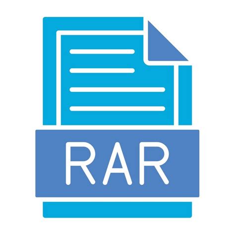 Premium Vector Rar Icon