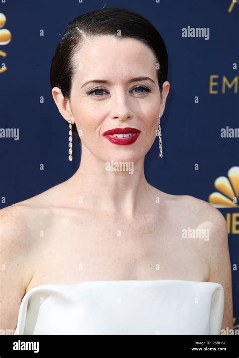 Los Angeles Ca Usa September 17 Claire Foy At The 70th Annual