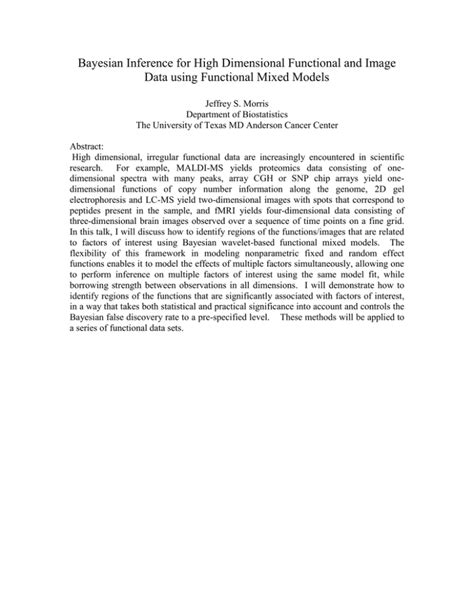 Bayesian Inference For High Dimensional Functional And Image