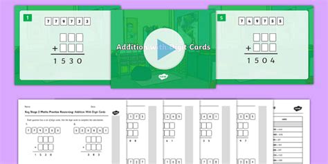 KS Reasoning Test Practice Missing Number Calculations Addition With Digit