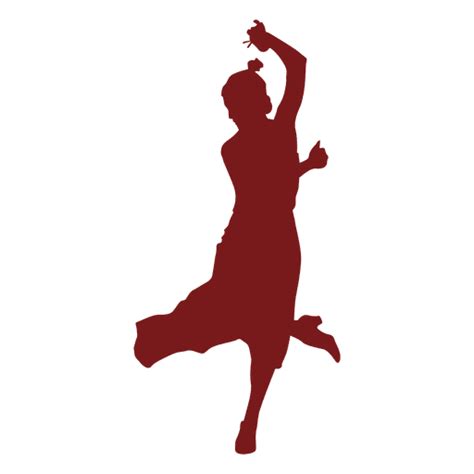 Diseño Png Y Svg De Silueta De Baile Flamenco Para Camisetas