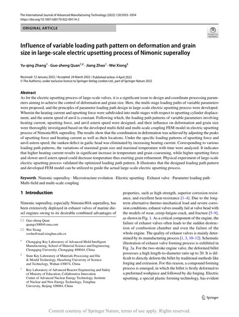 influence of variable loading path pattern on deformation and grain