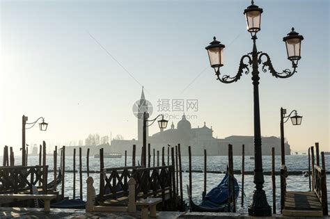 Gondolas和清雾中桑吉高清图片下载 正版图片502648965 摄图网