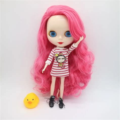 Nude Blyth Dolls Rose Red Hair Licca Body Cute Doll