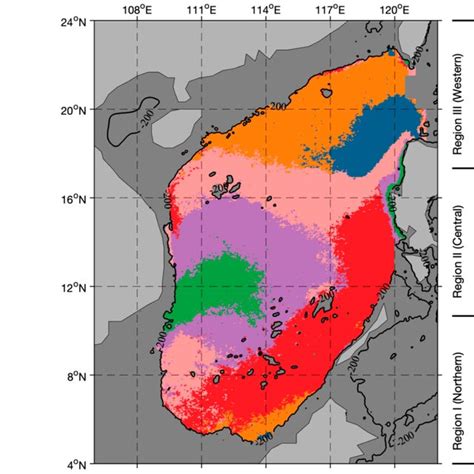 Results Of K Means Cluster Analysis Showing A Spatial Distribution Of